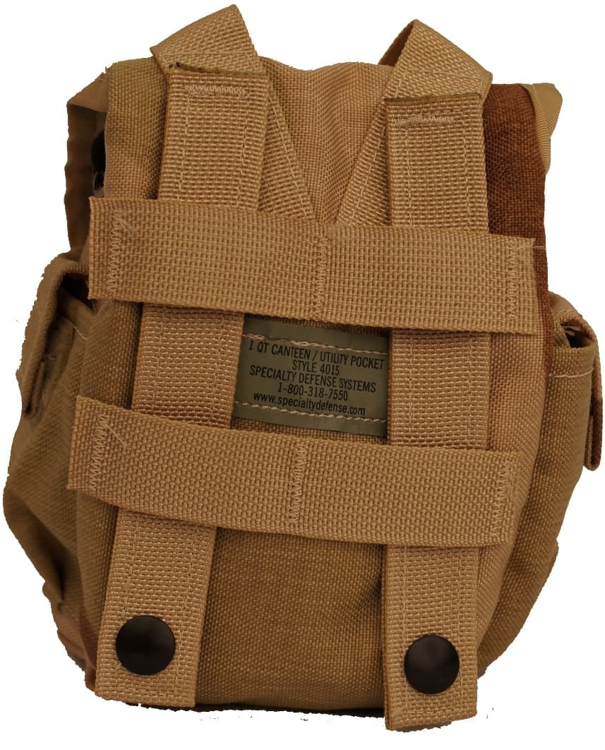 GI 1 QT Molle Canteen Cover 3 Color Desert 1 Pocket - New (SDS) - PNA ...