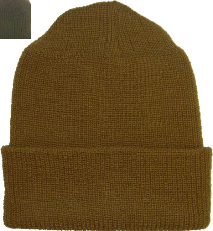GI Wool Watch Cap - Black / OD / Coyote / Navy - PNA Surplus