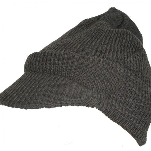 GI Wool Jeep Cap - Black / OD - PNA Surplus