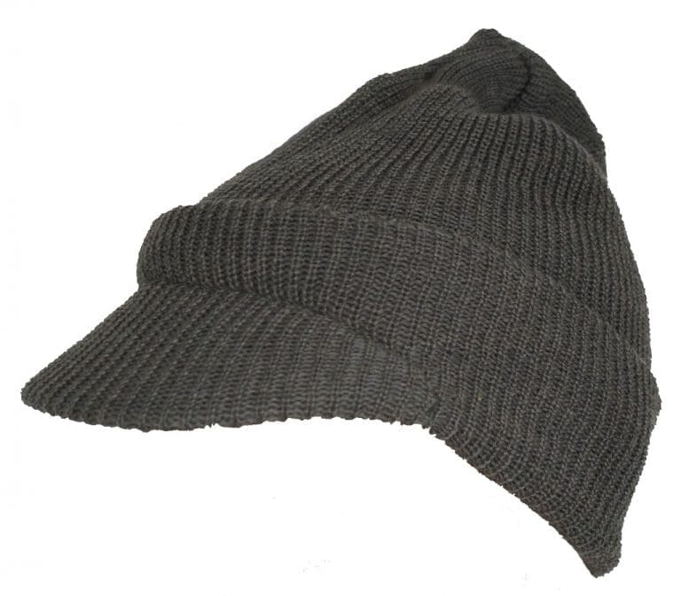 GI Wool Jeep Cap - Black / OD - PNA Surplus