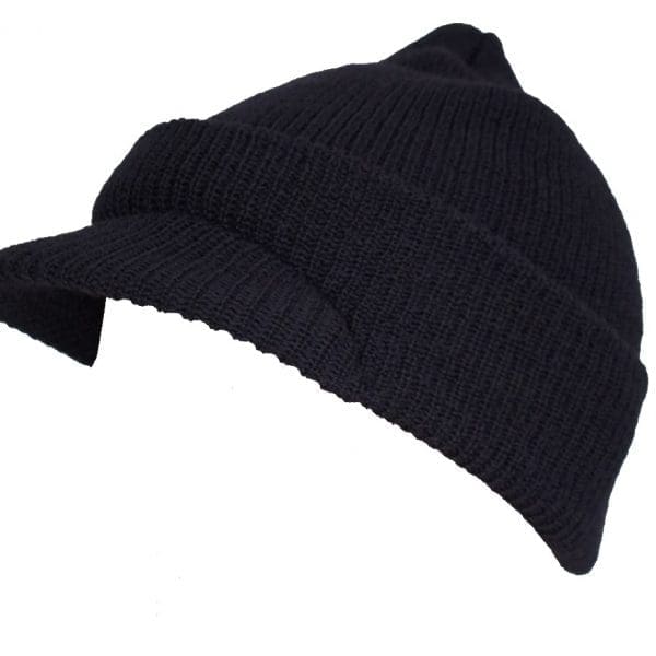 GI Wool Jeep Cap - Black / OD - PNA Surplus