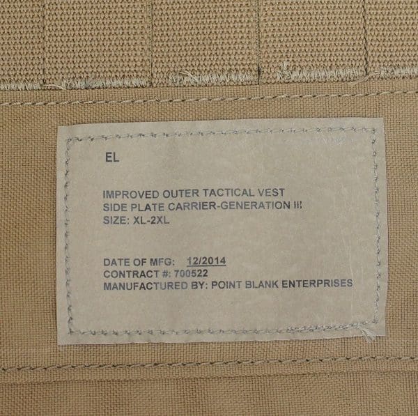 IOTV Side Plate Carrier Cummerbund - Gen 3 - PNA Surplus