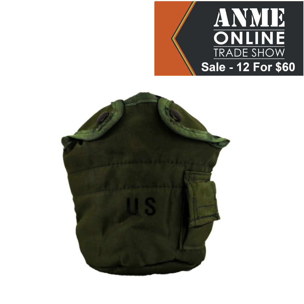 GI 1-QT Canteen cover - OD (dark color only)- 12 pack - PNA Surplus