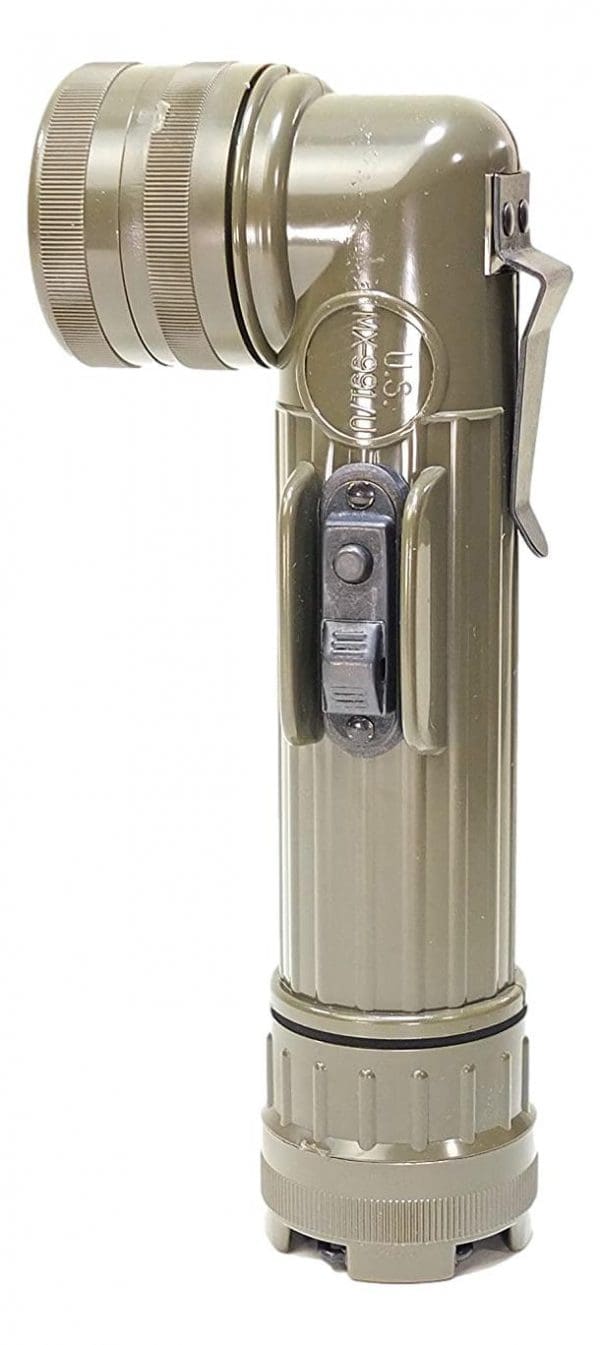 Fulton - 2 D-Cell Right Angle Flashlight With A PR6 Bulb - Waterproof ...