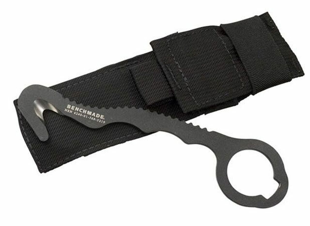 Benchmade 8 Rescue Hook/Strap Cutter with Soft Black Sheath - NSN: 4240 ...
