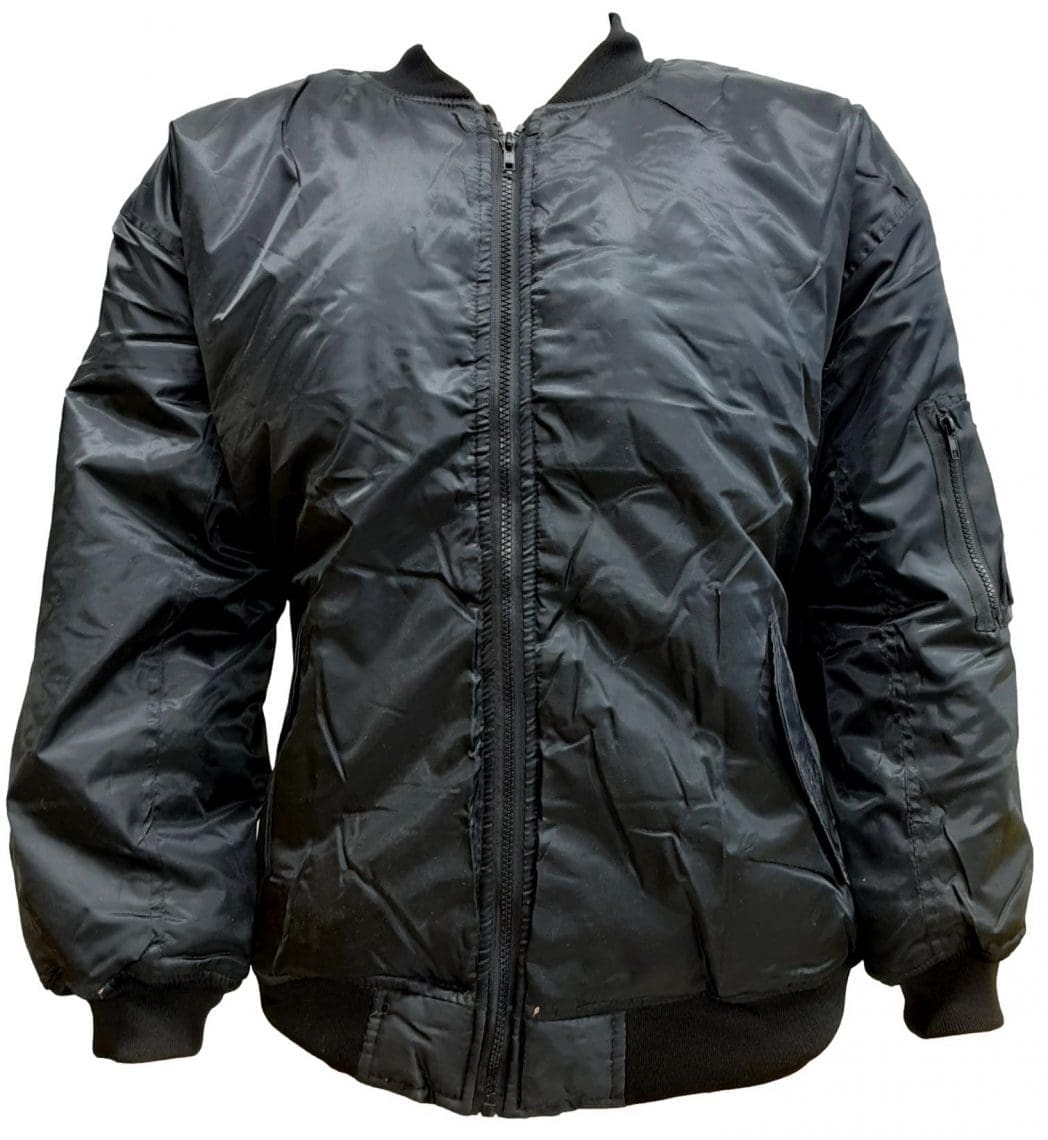 MA-1 Flight Bomber Jacket - Black - Prepack of 12 - PNA Surplus