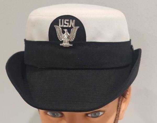US Navy Enlisted Women's Dress Uniform Service Cap 3346 - PNA Surplus