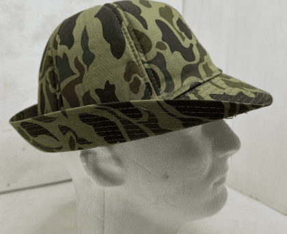 Vintage Frogskin HBT Duck Hunters Camo Jones Cap / Bucket Hat Hunting ...