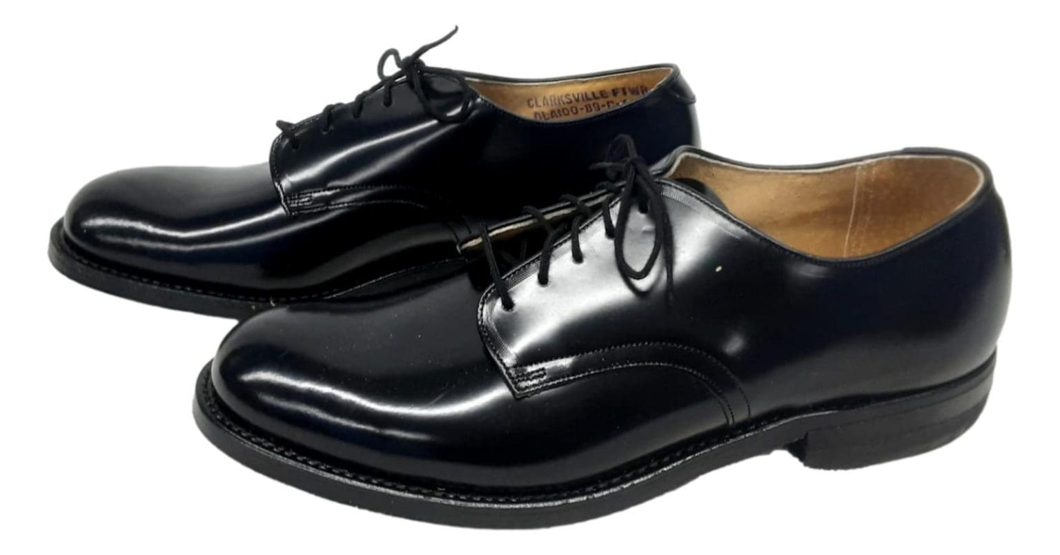 GI Vintage Oxford Leather Upper & Sole US Military High Gloss Uniform ...