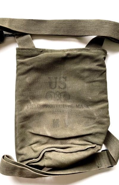 GI Vintage US Army Issue Gas Mask Bag M9A1 Field Protective Mask Bag ...