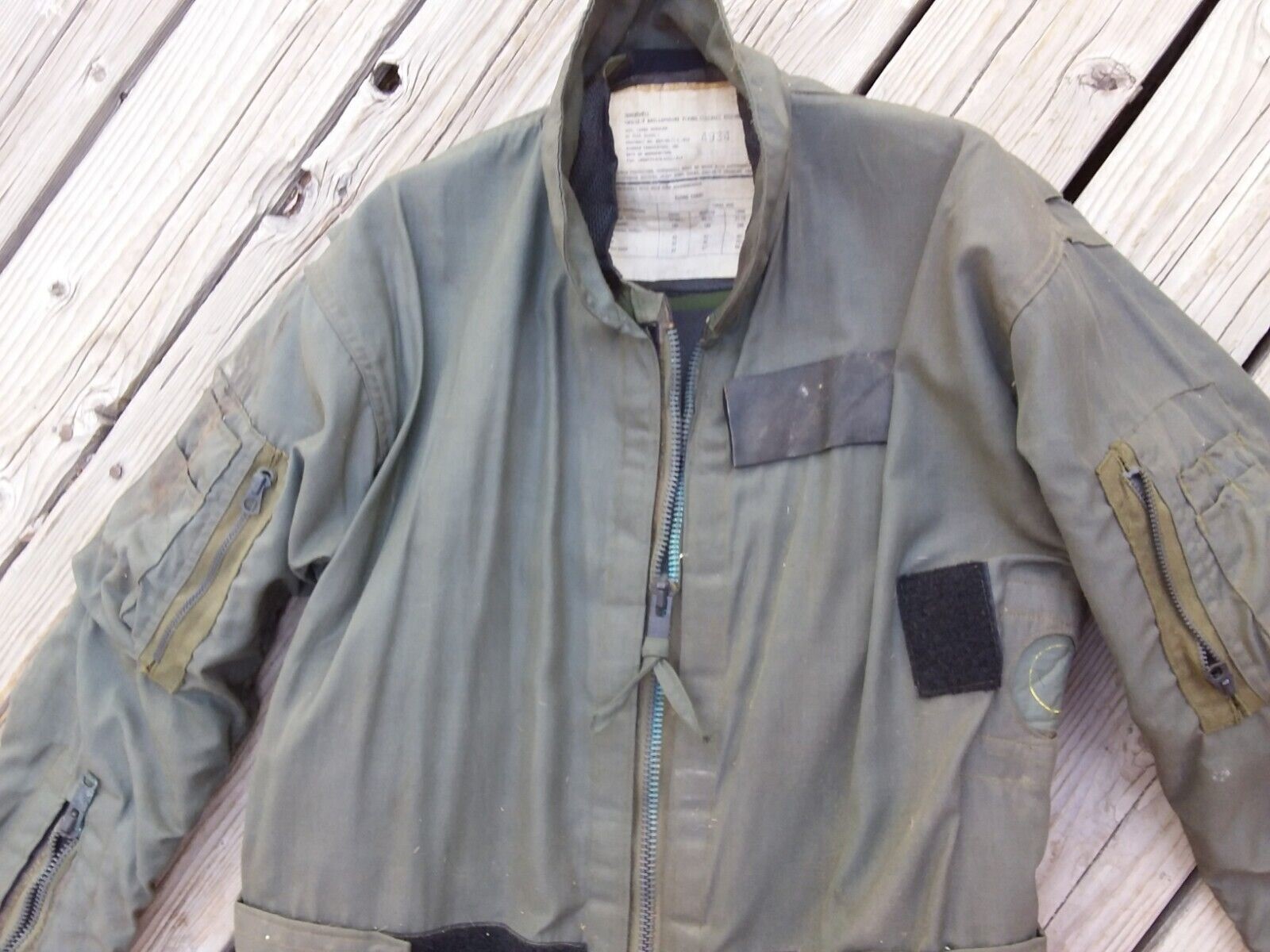GI Vintage Navy CWU33/P Innershell Anti Exposure Flying Assembly ...