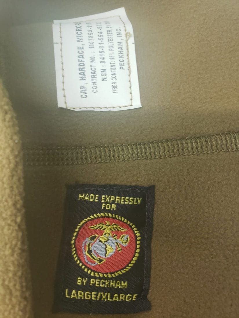 GI USMC MicroFleece Hardface Beanie Cap - PNA Surplus