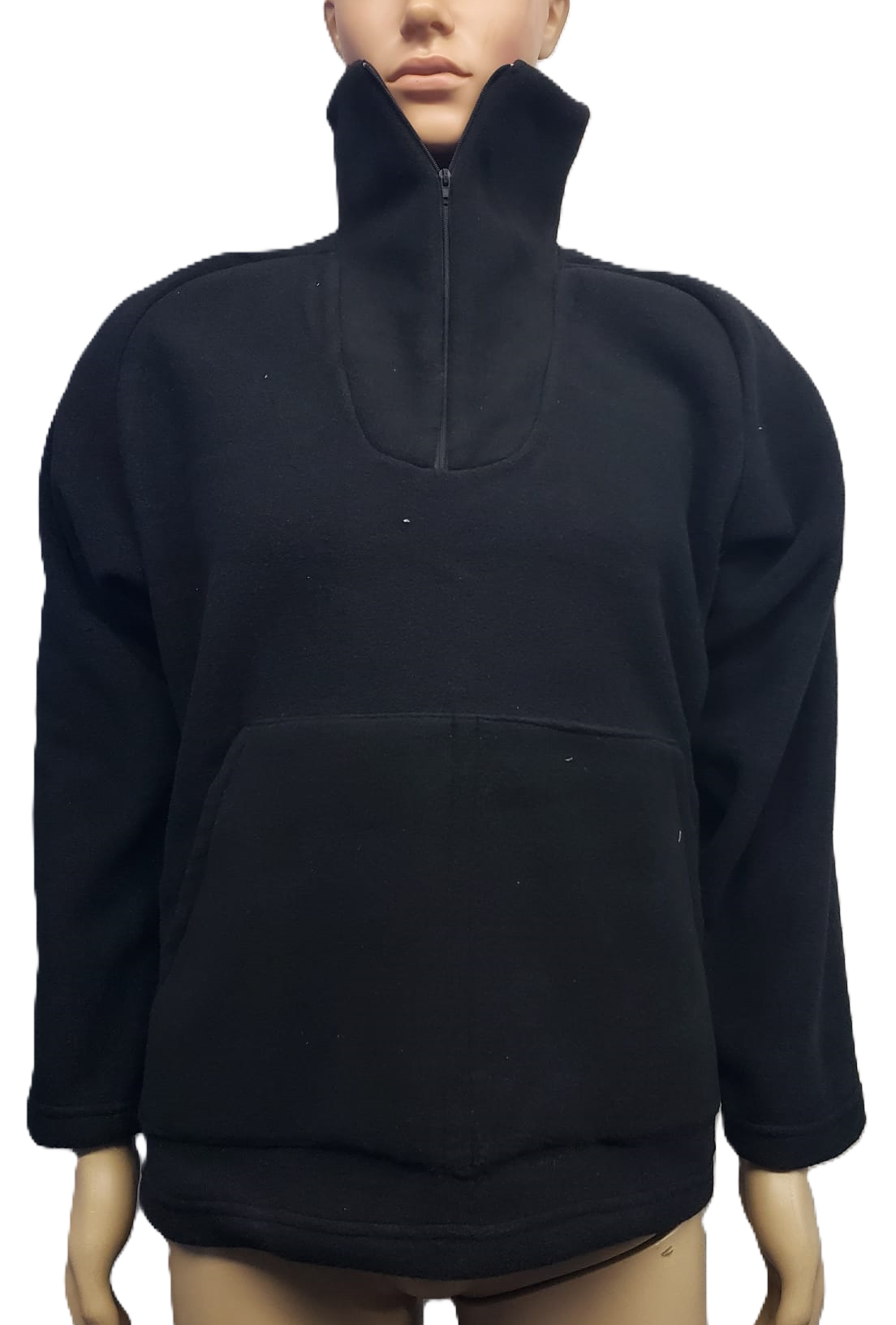 TRU-SPEC Polar Fleece 1/4 Zip Pullover Jacket With Two Large Kangaroo ...