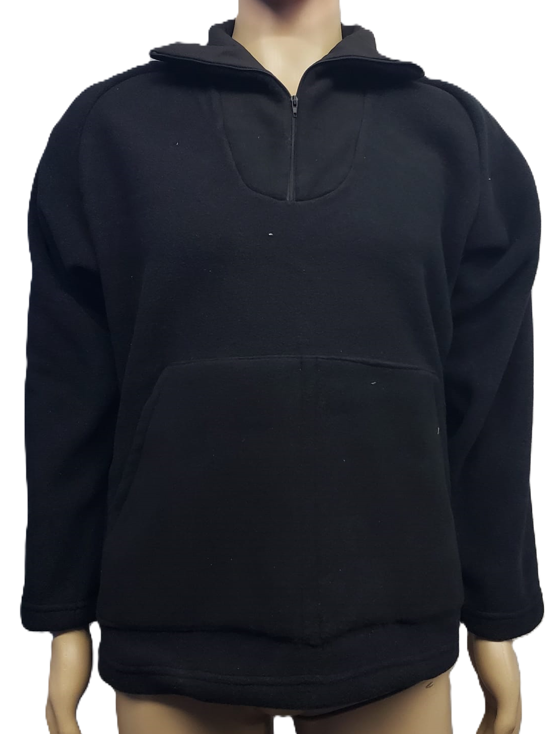 TRU-SPEC Polar Fleece 1/4 Zip Pullover Jacket With Two Large Kangaroo ...