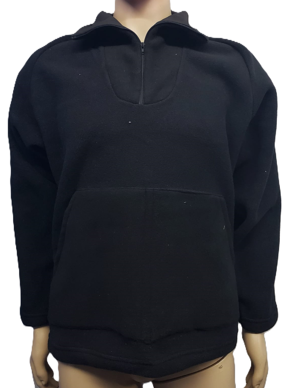 TRU-SPEC Polar Fleece 1/4 Zip Pullover Jacket With Two Large Kangaroo ...