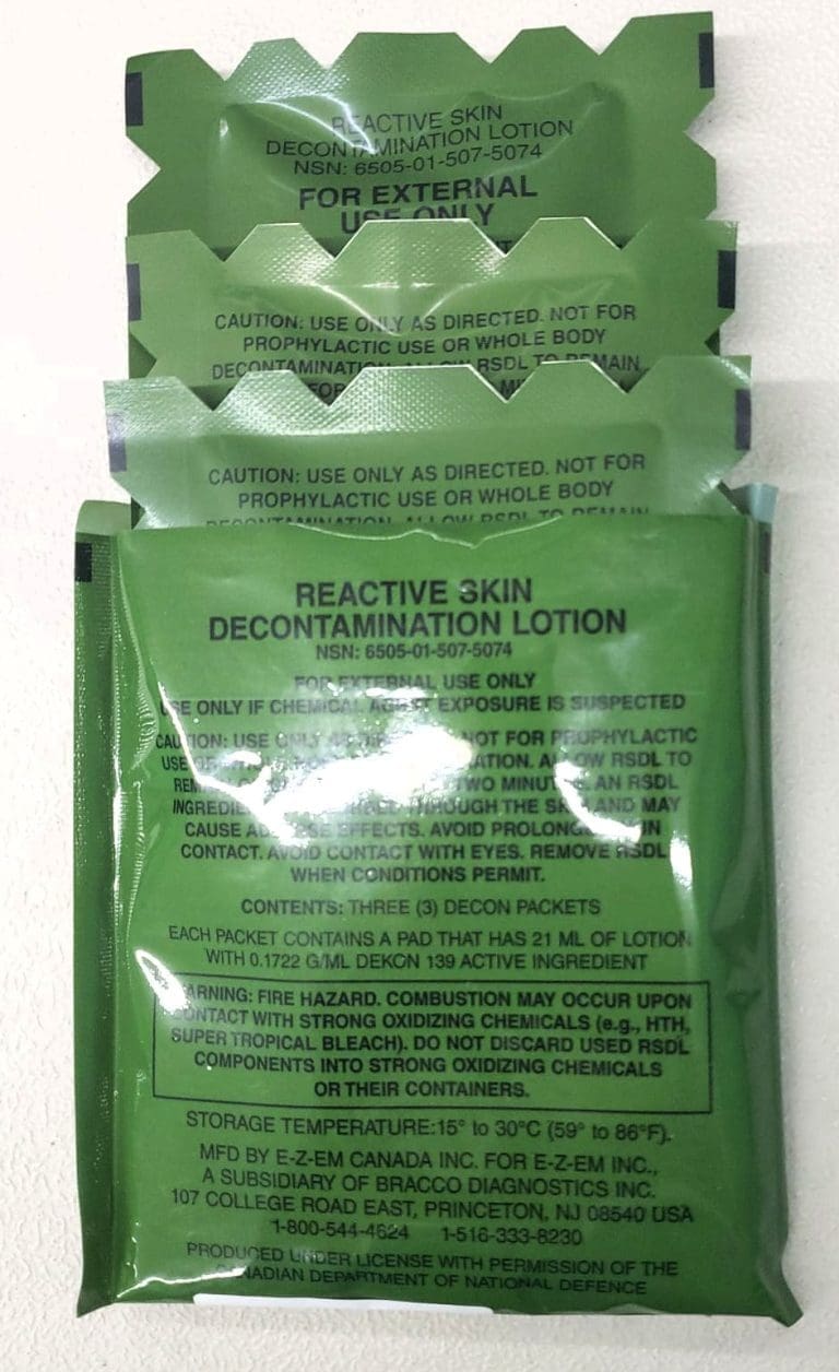 US GI Reactive Skin Decontamination Lotion - 3 Pack - PNA Surplus