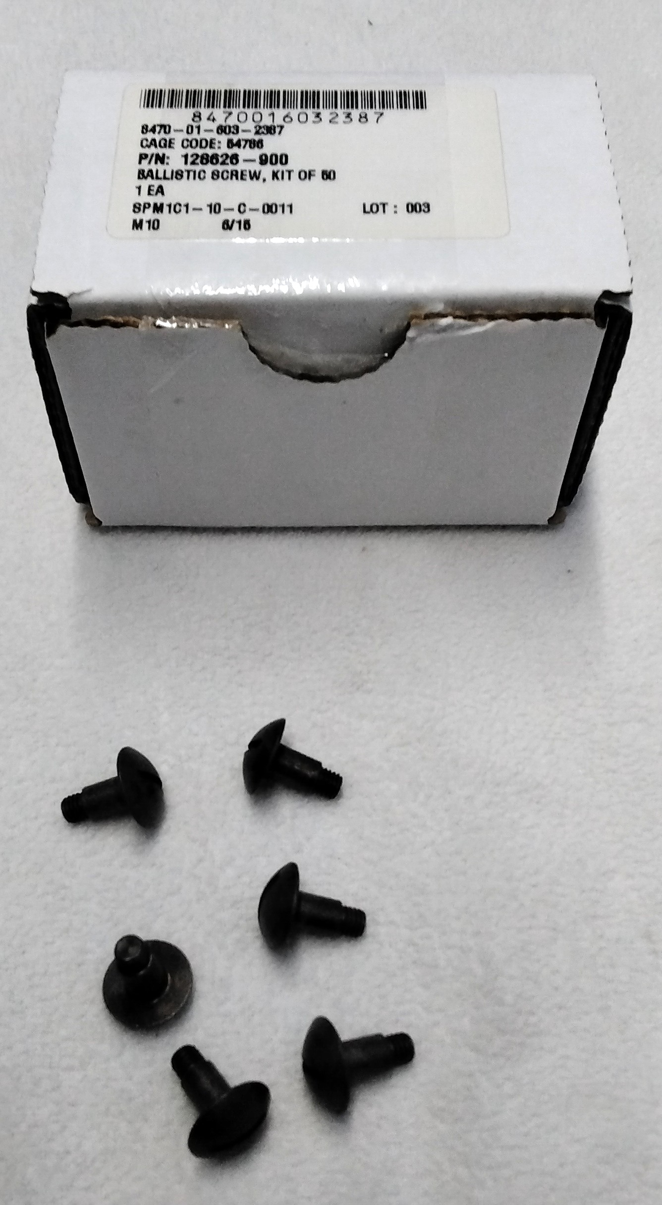 GI US 10 Ballistic Helmet Replacement Screws - PNA Surplus